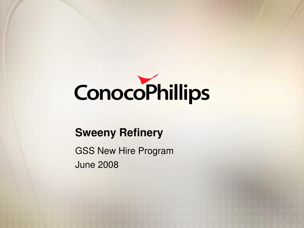 PPT - Sweeny Refinery PowerPoint Presentation, free download - ID:4135799