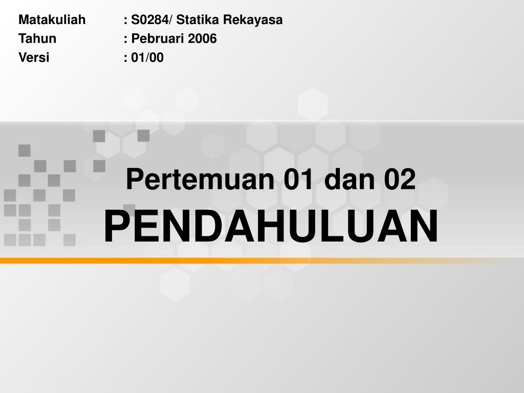 PPT - Pertemuan 01 dan 02 PENDAHULUAN PowerPoint Presentation, free ...