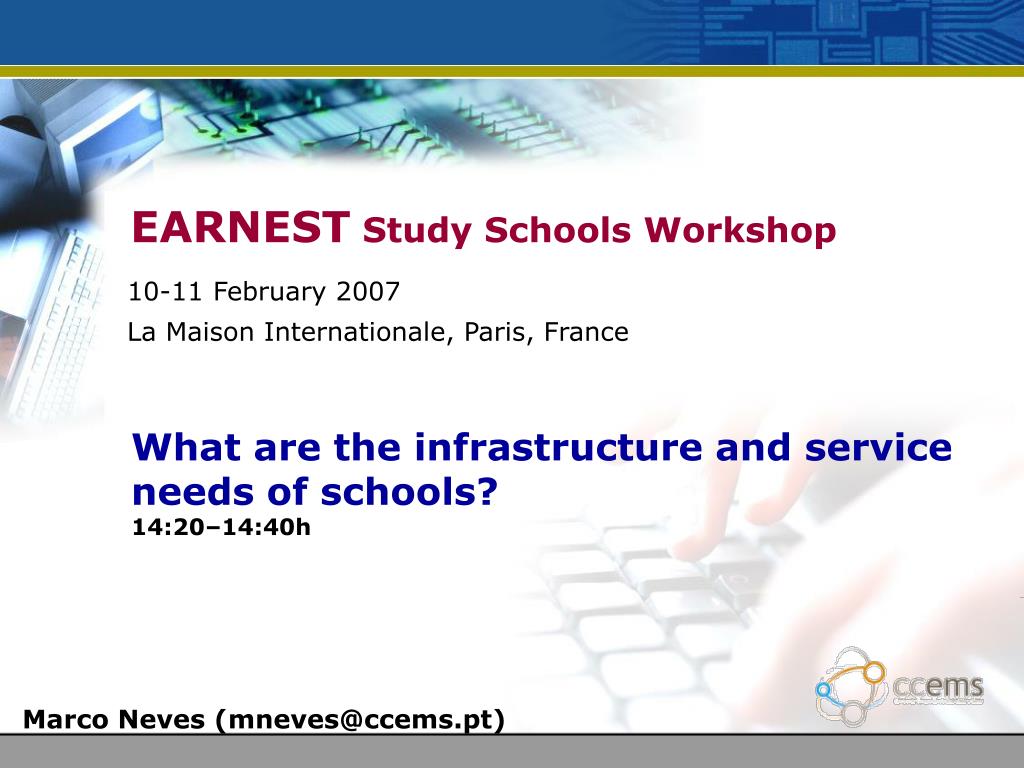 PPT - EARNEST Study Schools Workshop PowerPoint Presentation, free ...