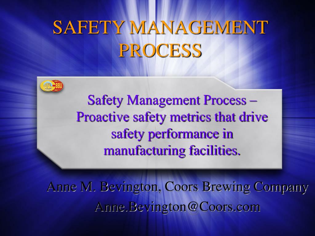 PPT - SAFETY MANAGEMENT PROCESS PowerPoint Presentation, free download ...