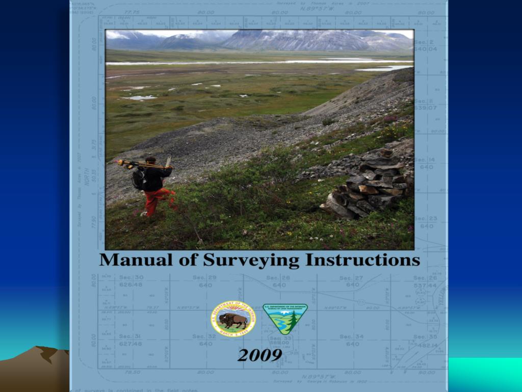 PPT - Manual of Surveying Instructions (2009) PowerPoint Presentation ...