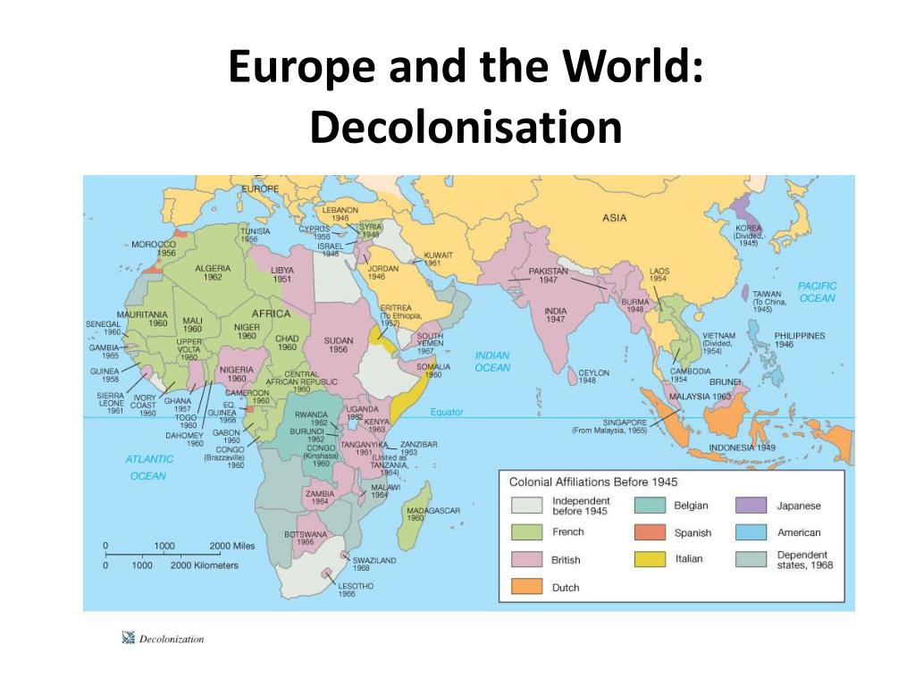 PPT - Europe and the World: Decolonisation PowerPoint Presentation ...