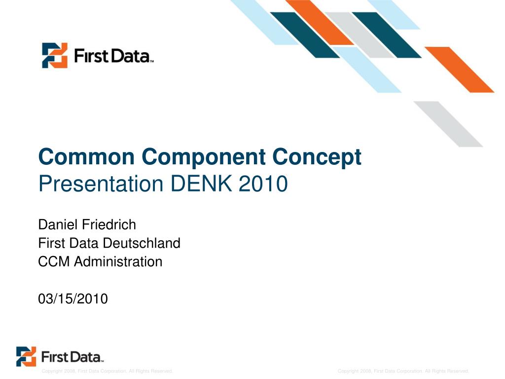 PPT - Common Component Concept Presentation DENK 2010 PowerPoint ...