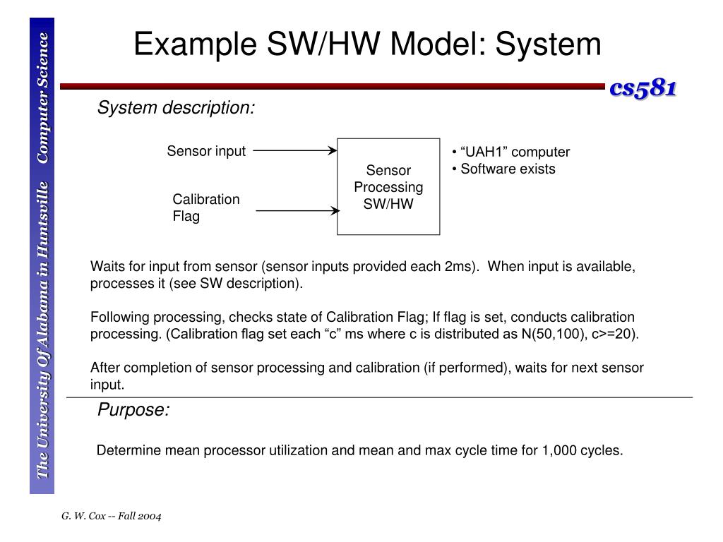 PPT - Example SW/HW Model: System PowerPoint Presentation, free ...