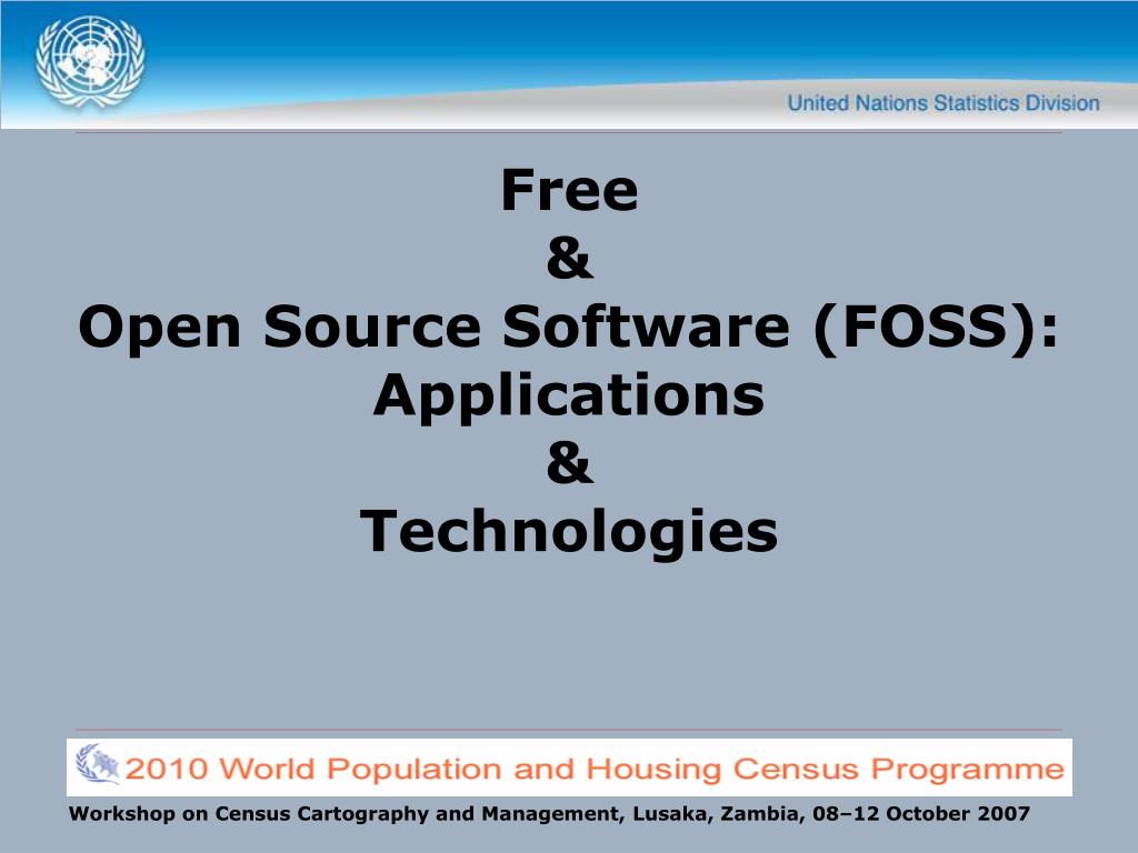 PPT - Free & Open Source Software (FOSS): Applications & Technologies ...