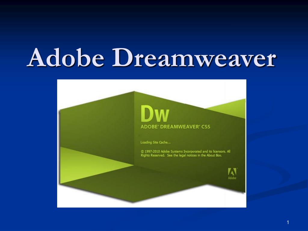 PPT - Adobe Dreamweaver PowerPoint Presentation, free download - ID:4139863