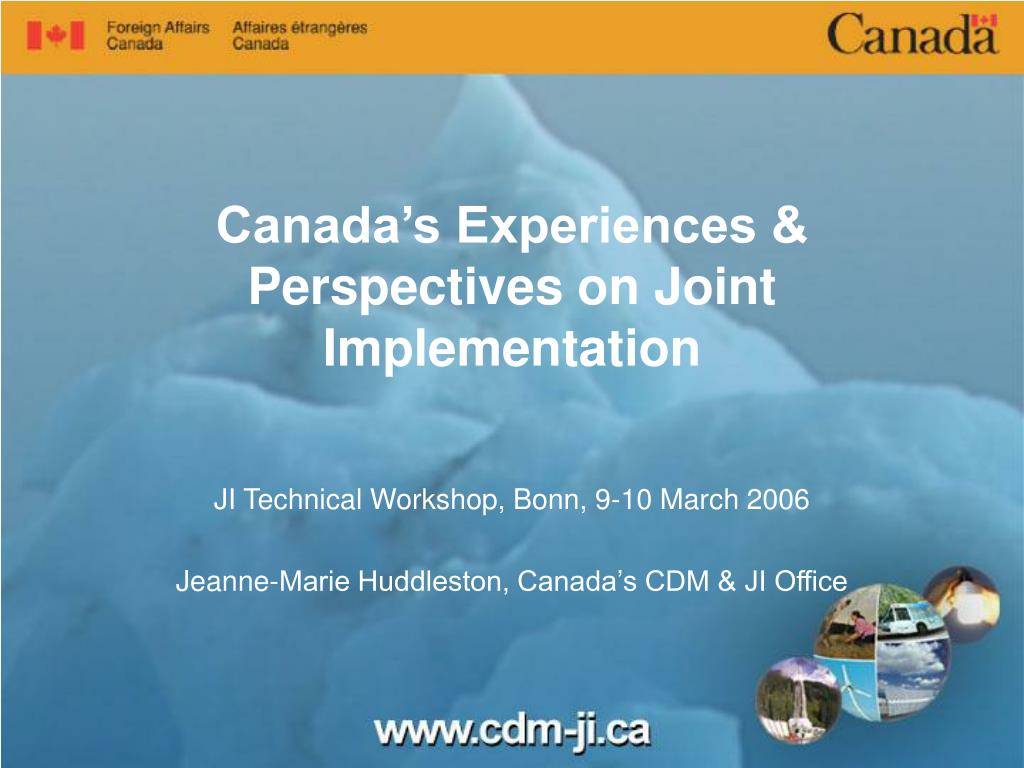 PPT - Canada’s Insights on Joint Implementation: Workshop Overview and ...