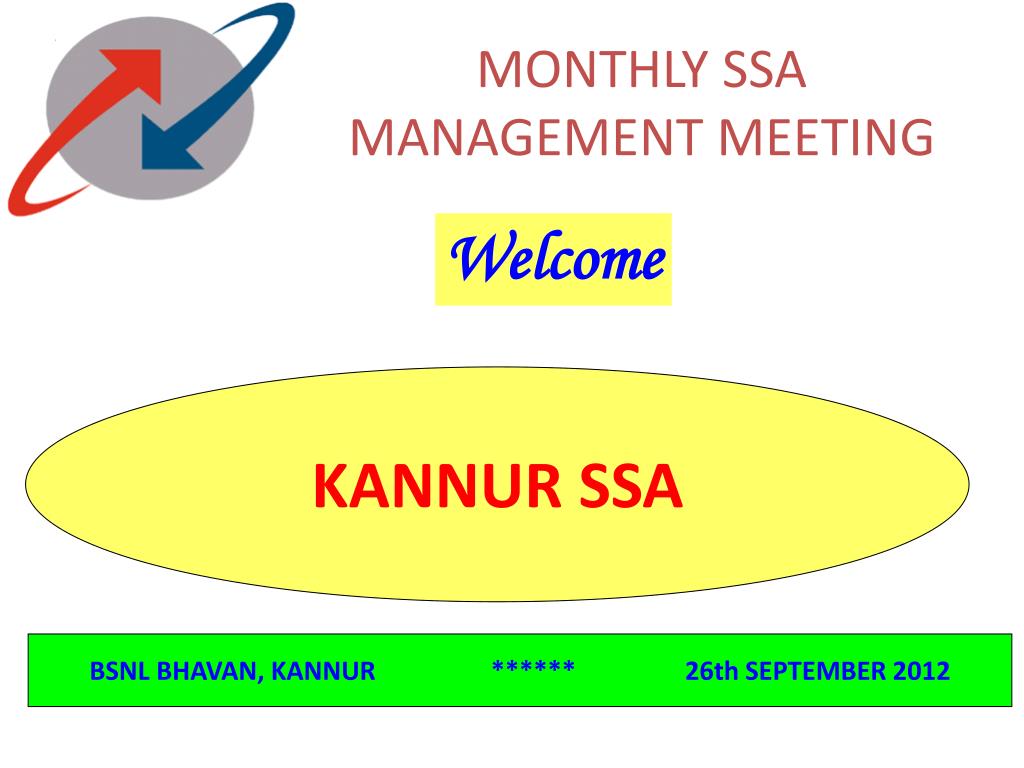 PPT - MONTHLY SSA MANAGEMENT MEETING PowerPoint Presentation, free ...
