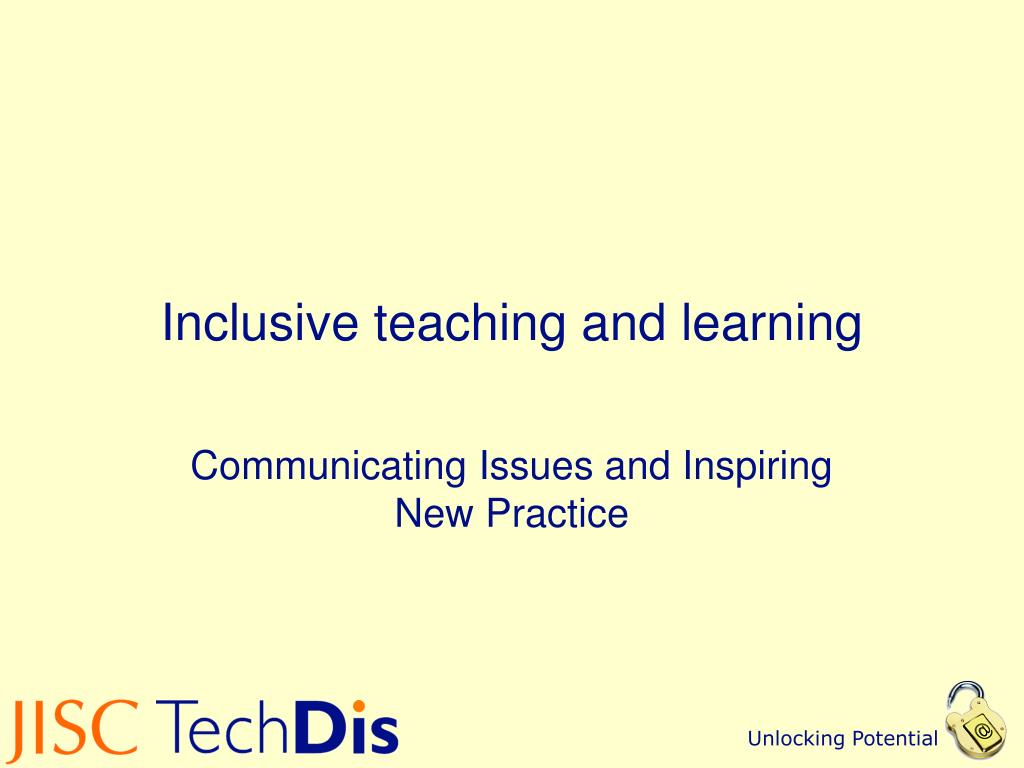 PPT - Inclusive teaching and learning PowerPoint Presentation, free ...