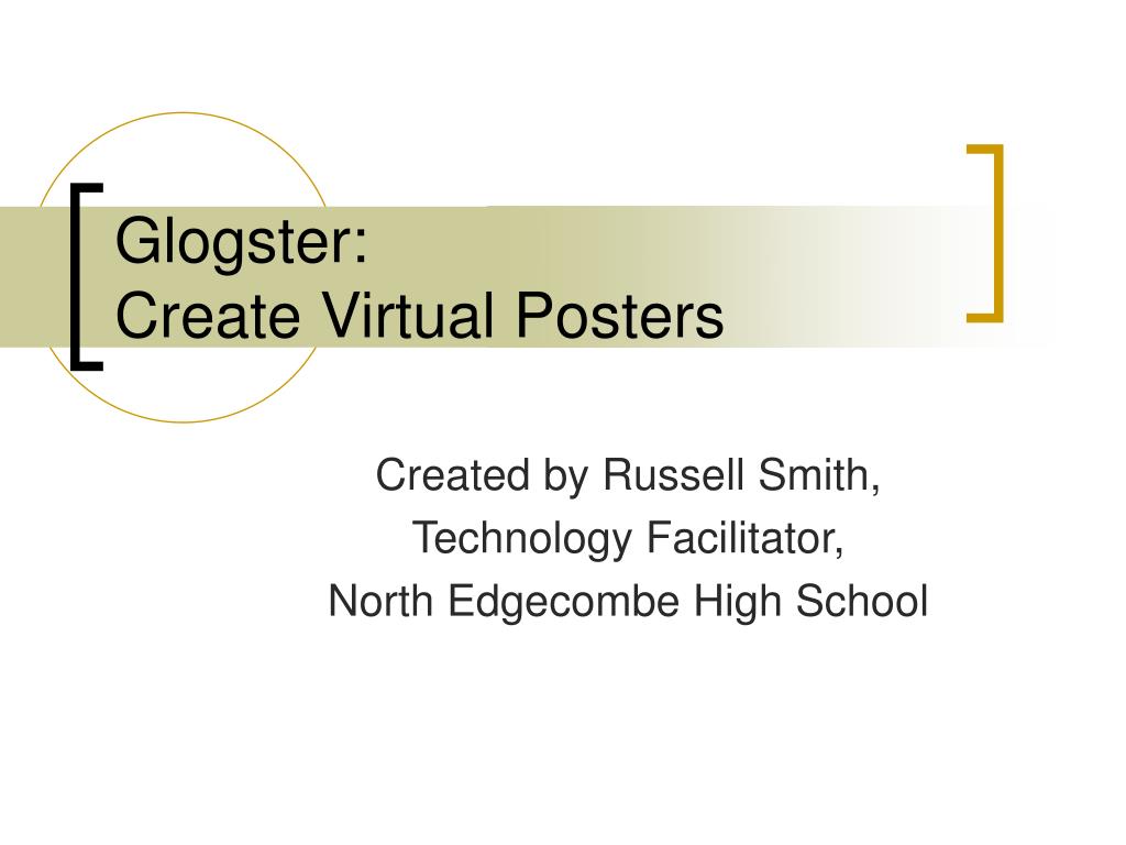 PPT - Glogster: Create Virtual Posters PowerPoint Presentation, free ...