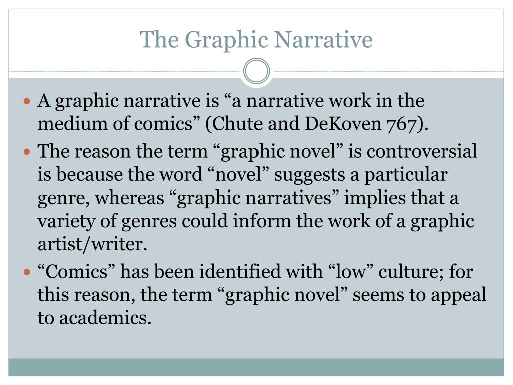 PPT - The Graphic Narrative PowerPoint Presentation, free download - ID ...