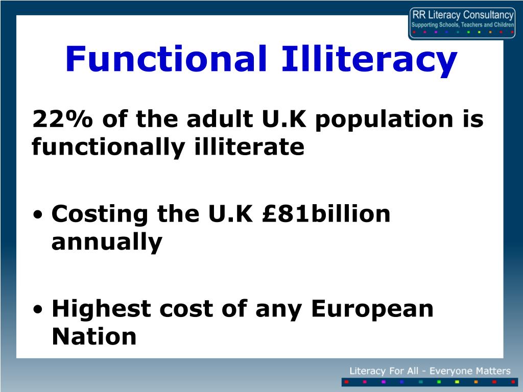 PPT - Functional Illiteracy PowerPoint Presentation, free download - ID ...
