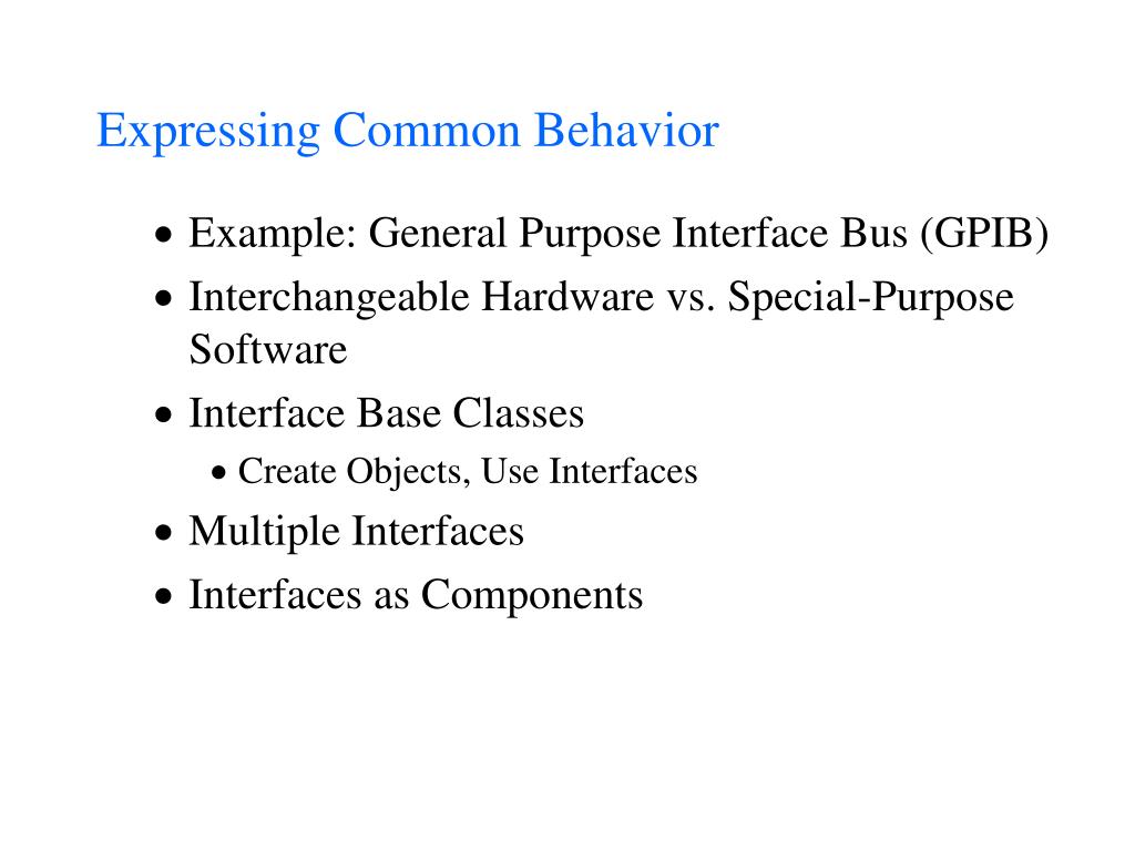 PPT - Expressing Common Behavior PowerPoint Presentation, free download ...