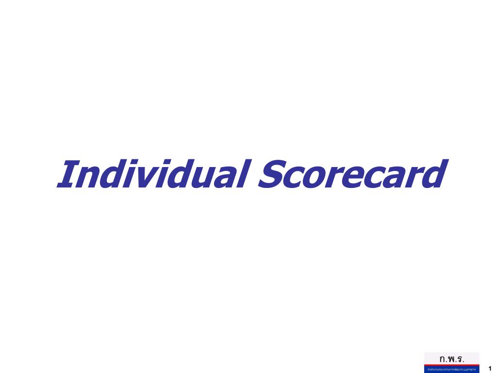PPT - Individual Scorecard PowerPoint Presentation, free download - ID ...