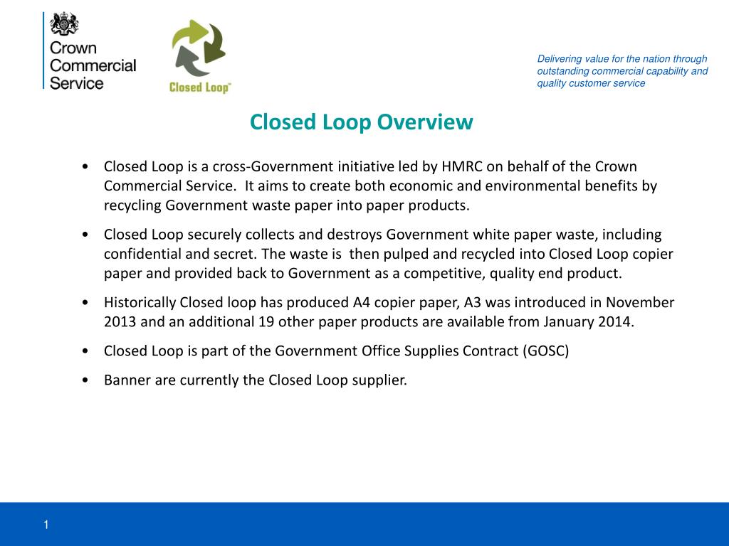 PPT - Closed Loop Overview PowerPoint Presentation, free download - ID ...