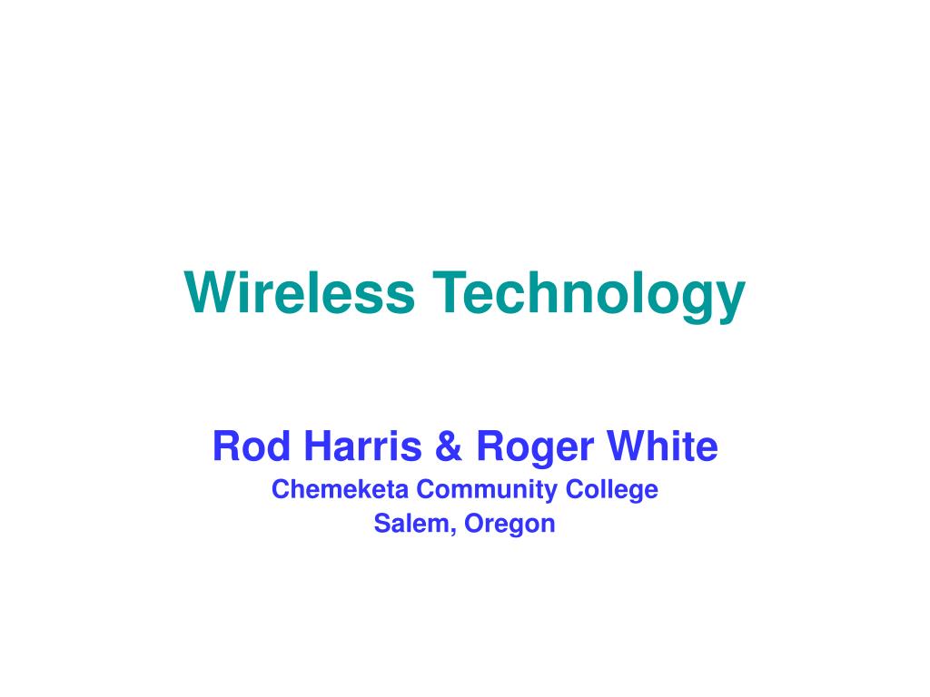 PPT - Wireless Technology PowerPoint Presentation, free download - ID ...