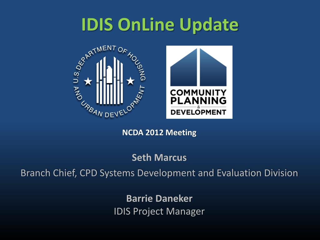 PPT - IDIS OnLine Update PowerPoint Presentation, free download - ID ...