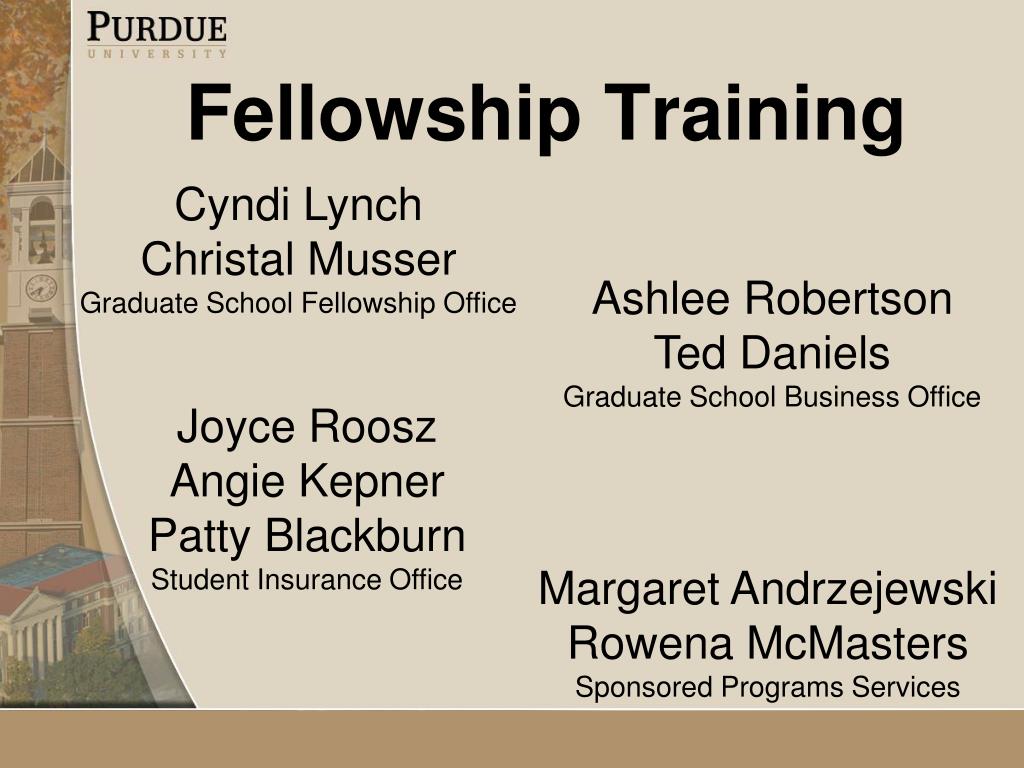 PPT - Fellowship Training PowerPoint Presentation, free download - ID ...