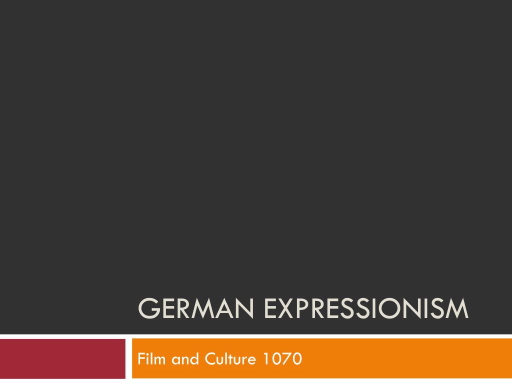 PPT - German Expressionism PowerPoint Presentation, free download - ID ...