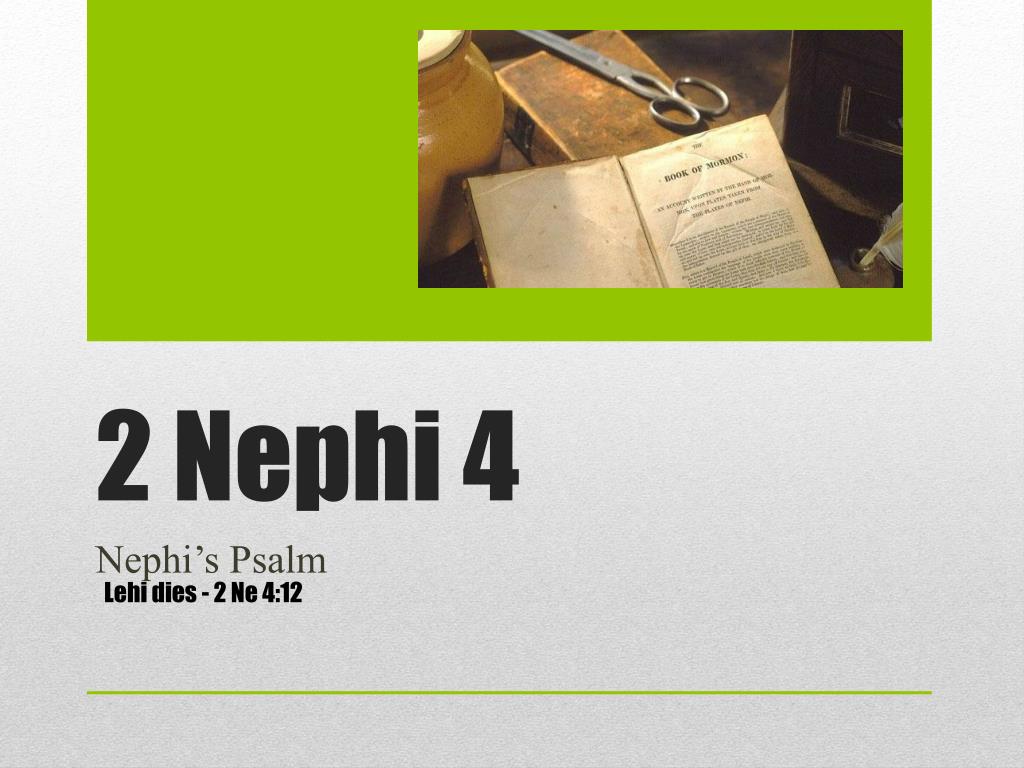 PPT - 2 Nephi 4 PowerPoint Presentation, free download - ID:4156834
