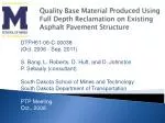PPT - Full-Depth Reclamation with Cement PowerPoint Presentation, free ...