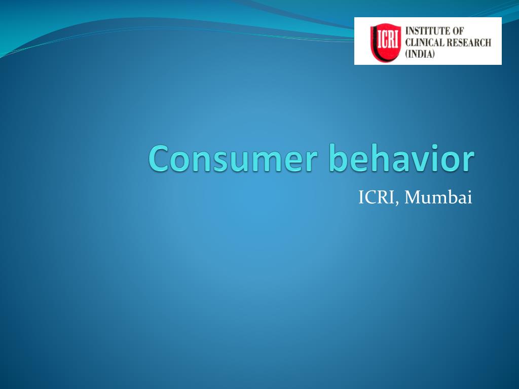 PPT - Consumer behavior PowerPoint Presentation, free download - ID:4159435