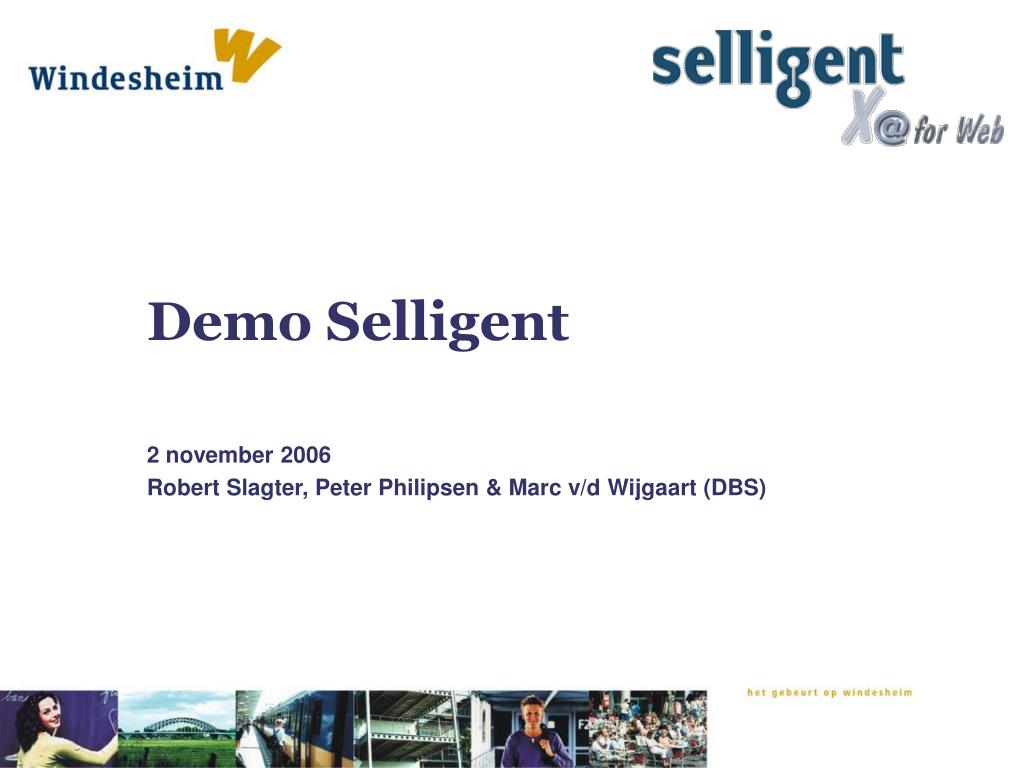 PPT - Demo Selligent PowerPoint Presentation, free download - ID:4159947