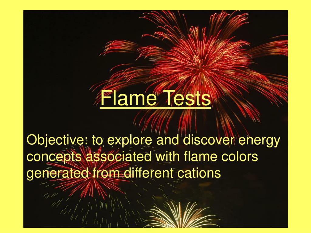 PPT - Flame Tests PowerPoint Presentation, free download - ID:4160708