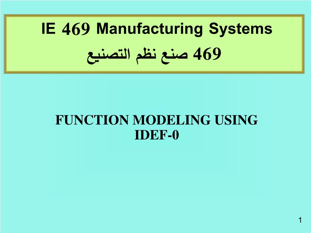 PPT - FUNCTION MODELING USING IDEF-0 PowerPoint Presentation, free ...
