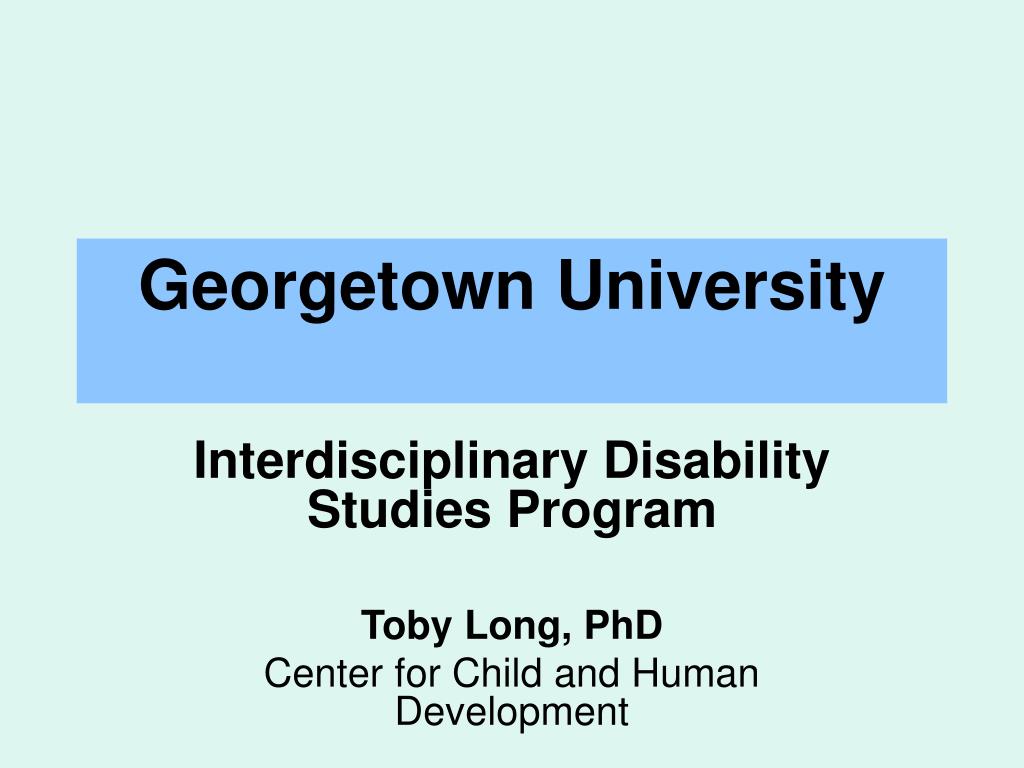 PPT - Georgetown University PowerPoint Presentation, free download - ID ...