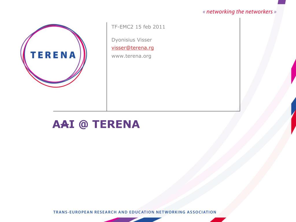 PPT - A A I @ TERENA PowerPoint Presentation, free download - ID:4162625