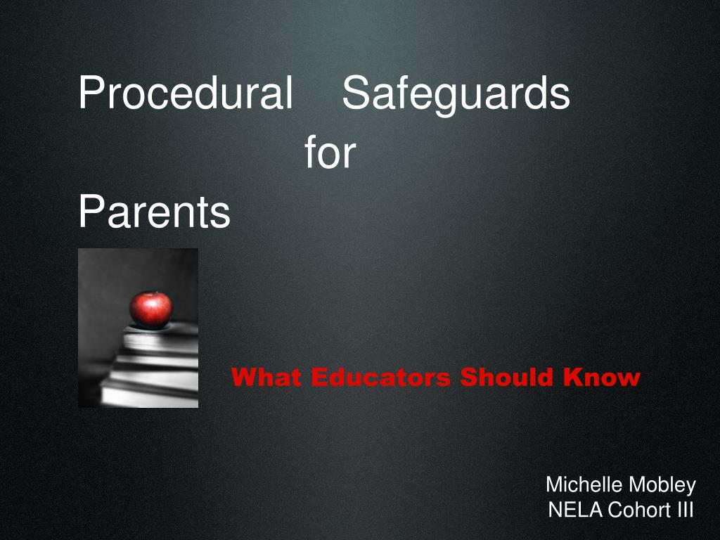 PPT - Procedural Safeguards for Parents PowerPoint Presentation, free ...