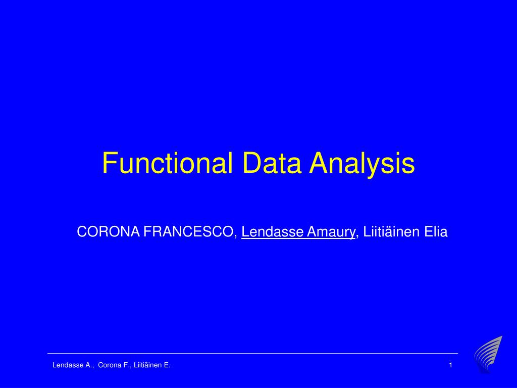 PPT - Functional Data Analysis PowerPoint Presentation, free download ...