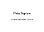 PPT - Baptism in Water PowerPoint Presentation, free download - ID:1038733