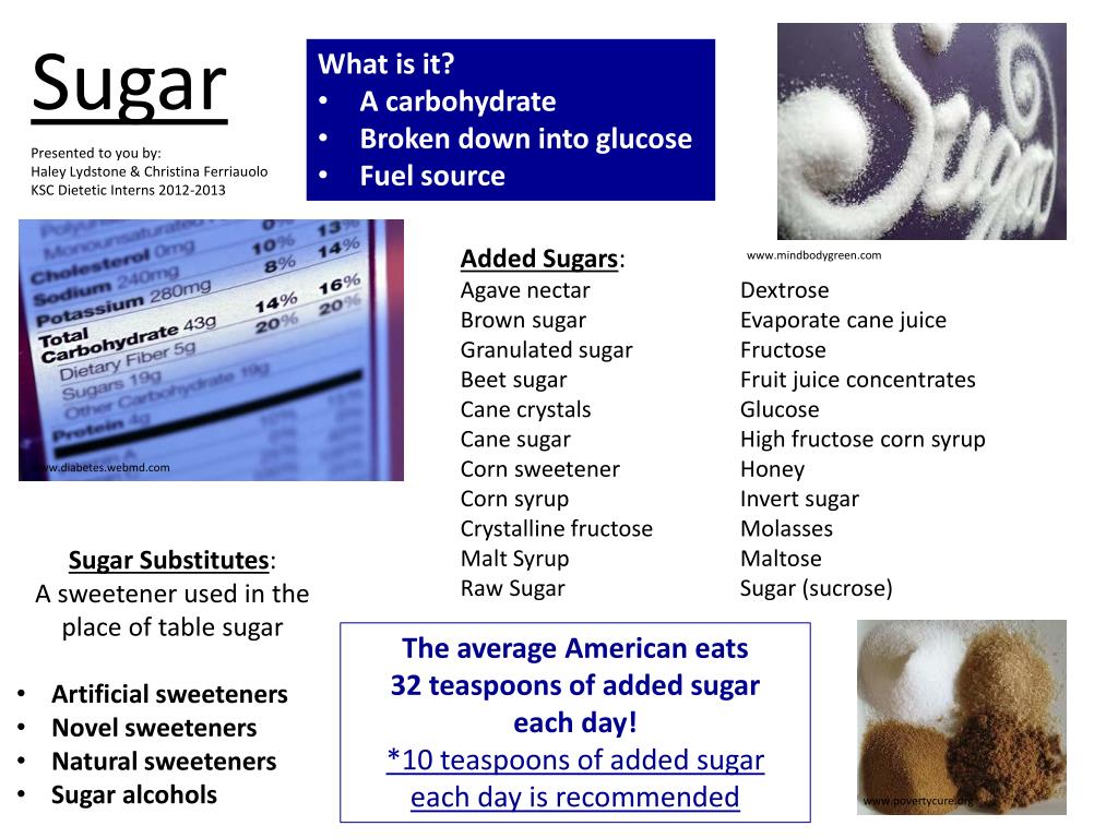 PPT - Sugar PowerPoint Presentation, free download - ID:4171723