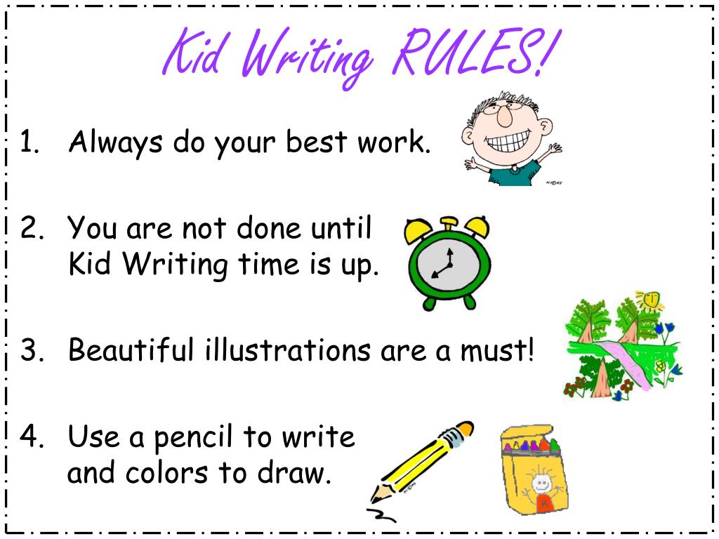 PPT - Kid Writing RULES! PowerPoint Presentation, free download - ID ...