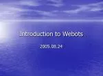 PPT - Introduction to Webots PowerPoint Presentation, free download ...
