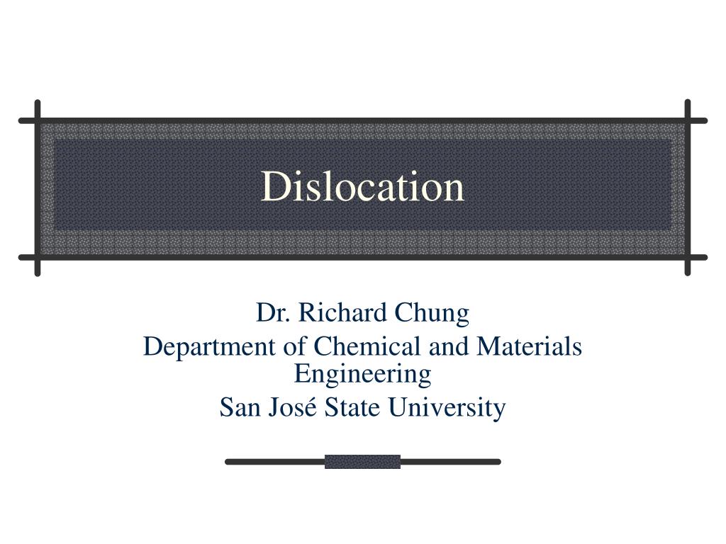 PPT - Dislocation PowerPoint Presentation, free download - ID:4172116