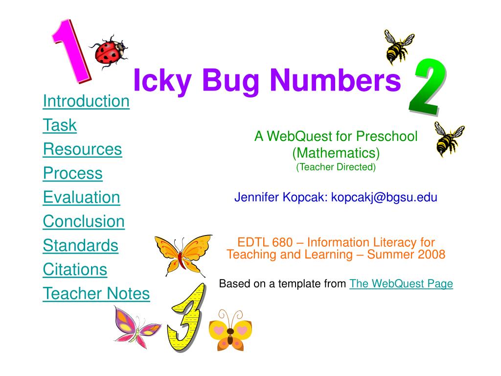 PPT - Icky Bug Numbers PowerPoint Presentation, free download - ID:4172198