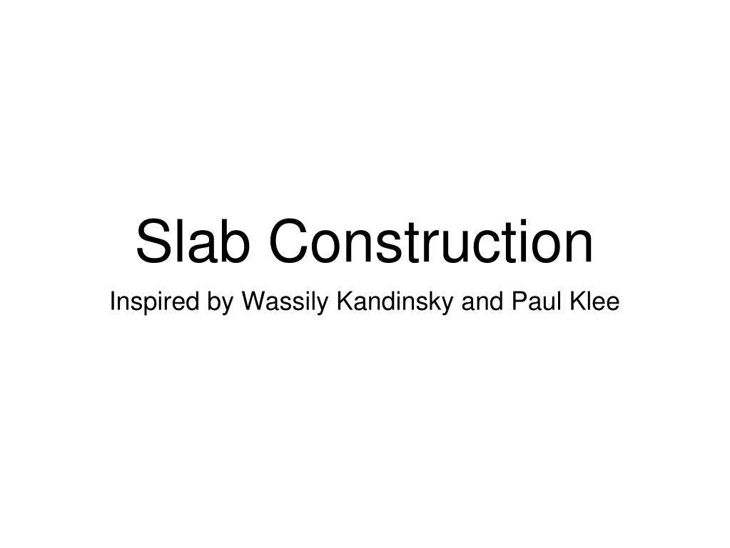PPT - Slab Construction PowerPoint Presentation, free download - ID:4172933