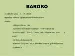 PPT - BAROKO PowerPoint Presentation, free download - ID:3716987