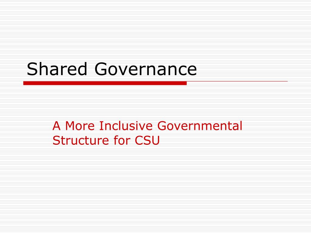 PPT - Shared Governance PowerPoint Presentation, free download - ID:4173283