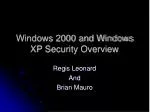 PPT - Security features of Windows 2000 PowerPoint Presentation, free ...