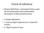 PPT - DYNAMIC INTERACTIONAL FRAME OF REFERENCE Cognitive Rehabilitation ...