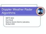 PPT - Weather Radar PowerPoint Presentation - ID:3126190