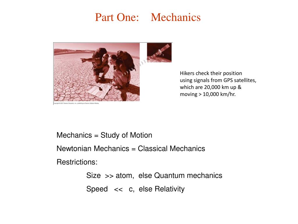 PPT - Part One: Mechanics PowerPoint Presentation, free download - ID ...