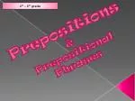 PPT - Prepositions and Prepositional Phrases PowerPoint Presentation, free download - ID:9299315