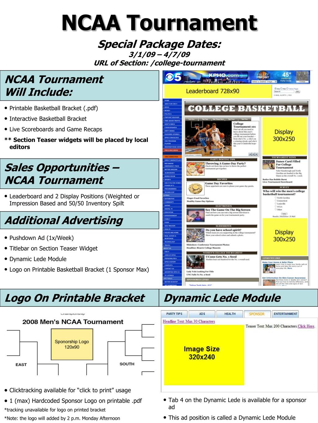 PPT - Printable Basketball Bracket (.pdf) Interactive Basketball ...