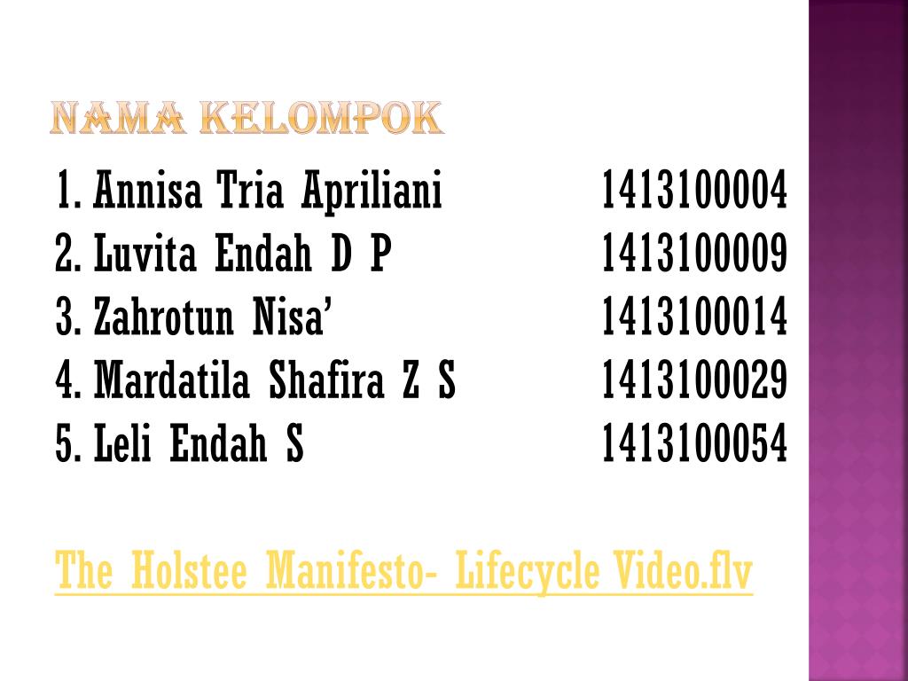PPT - Nama Kelompok PowerPoint Presentation, free download - ID:4192408