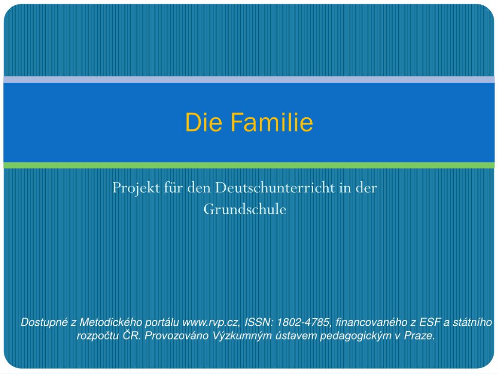 PPT - Die Familie PowerPoint Presentation, free download - ID:4193224